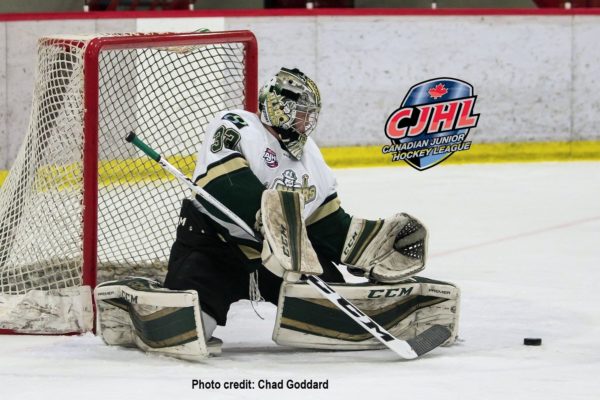 Riley Morris, Okotoks Oilers (AJHL), named CJHL’s Top Goaltender for ...